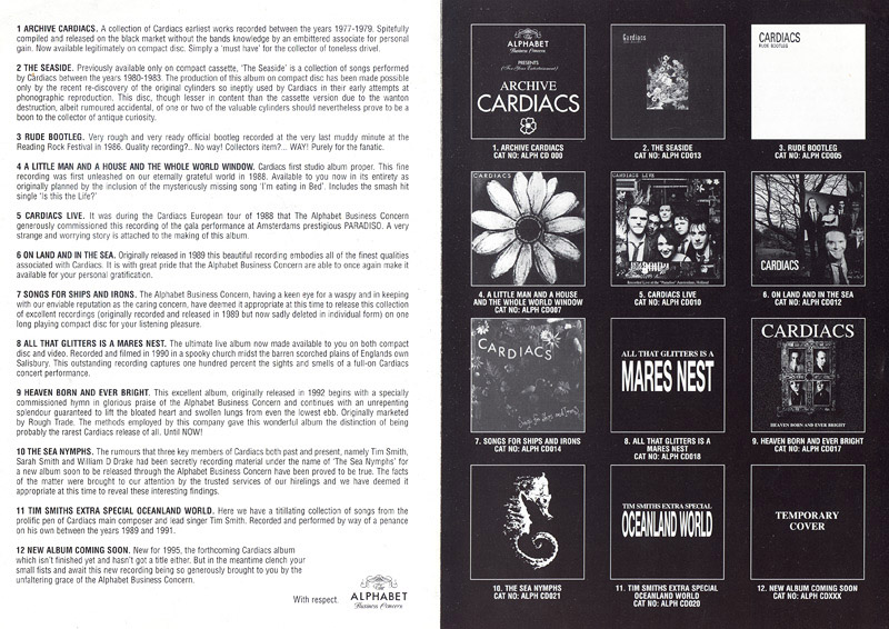 The Cardiacs Museum - Tim Smith Tribute Website » ABC’s Cardiacs Back ...