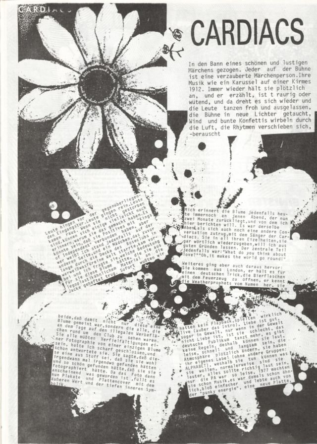 The Cardiacs Museum - Tim Smith Tribute Website » Snap Fanzine Cardiacs ...